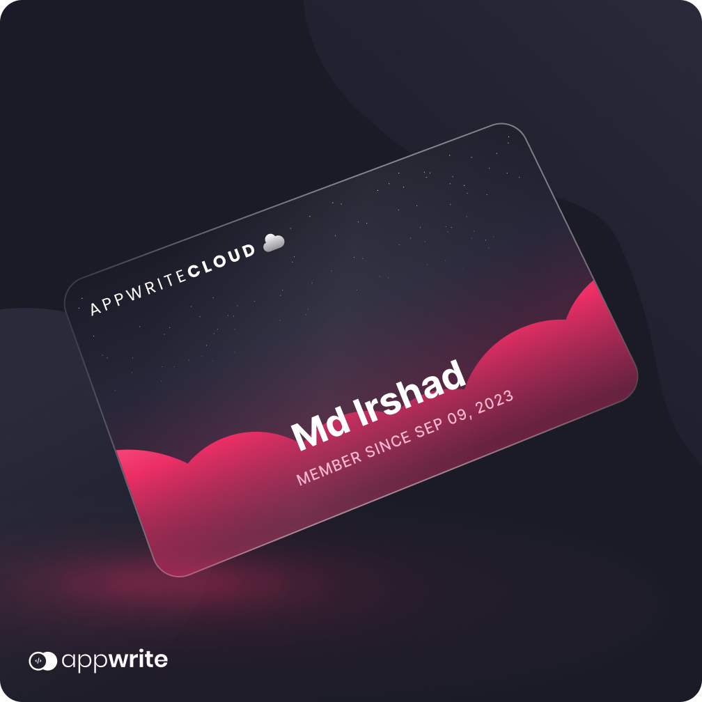 Appwrite Cloud Card