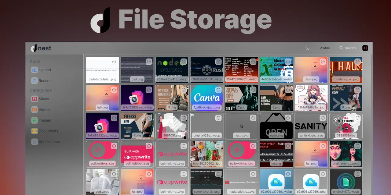 DataNest | Built with Appwrite